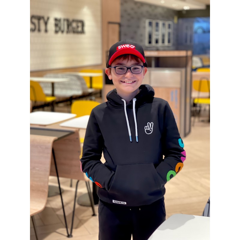 Casquette Sweo - Noir / Rouge