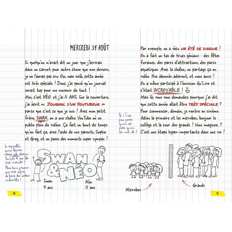Swan & Néo - Journal d'un YouTubeur - Tome 1