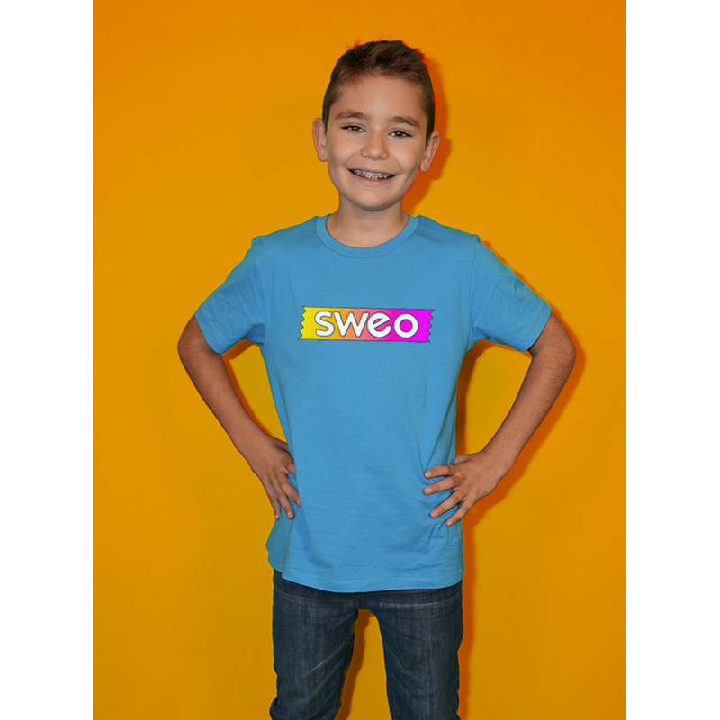 T-shirt Bleu Royal - Sweo sunset