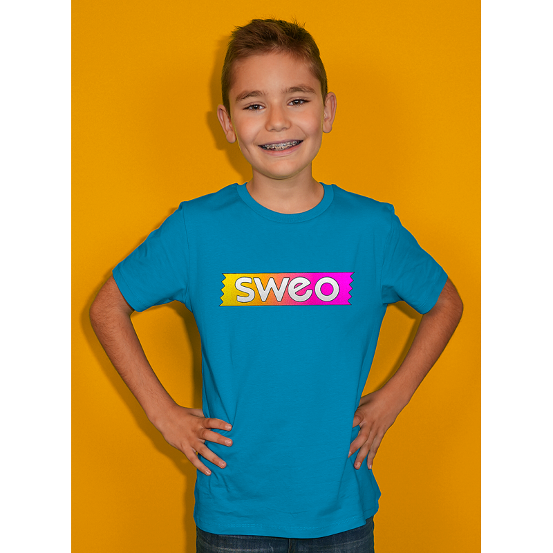 T-shirt Bleu Royal - Sweo sunset