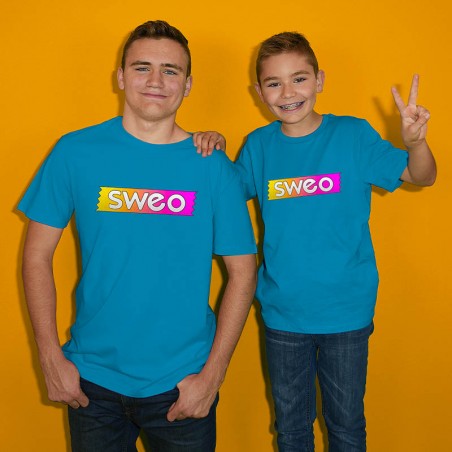 T-shirt Bleu Royal - Sweo sunset